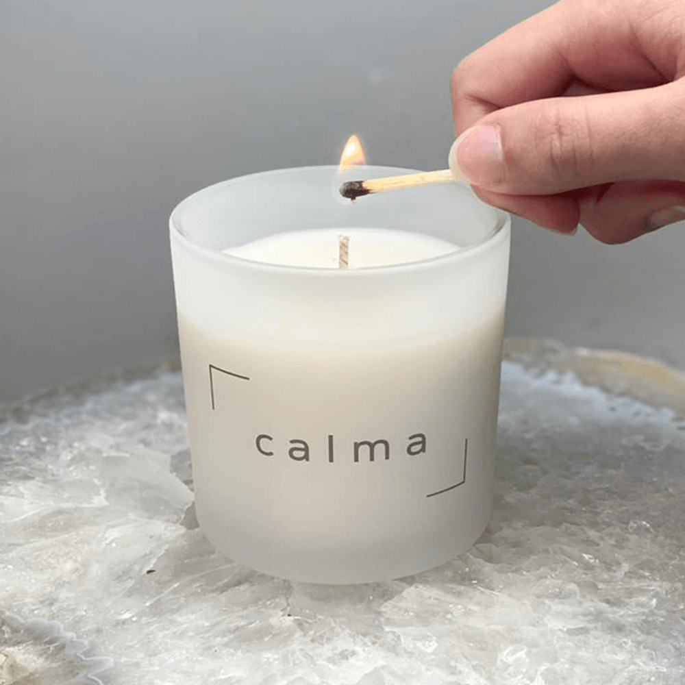 Vela Calma Branca Fresh Tea 180g Bright - Cosama Casa